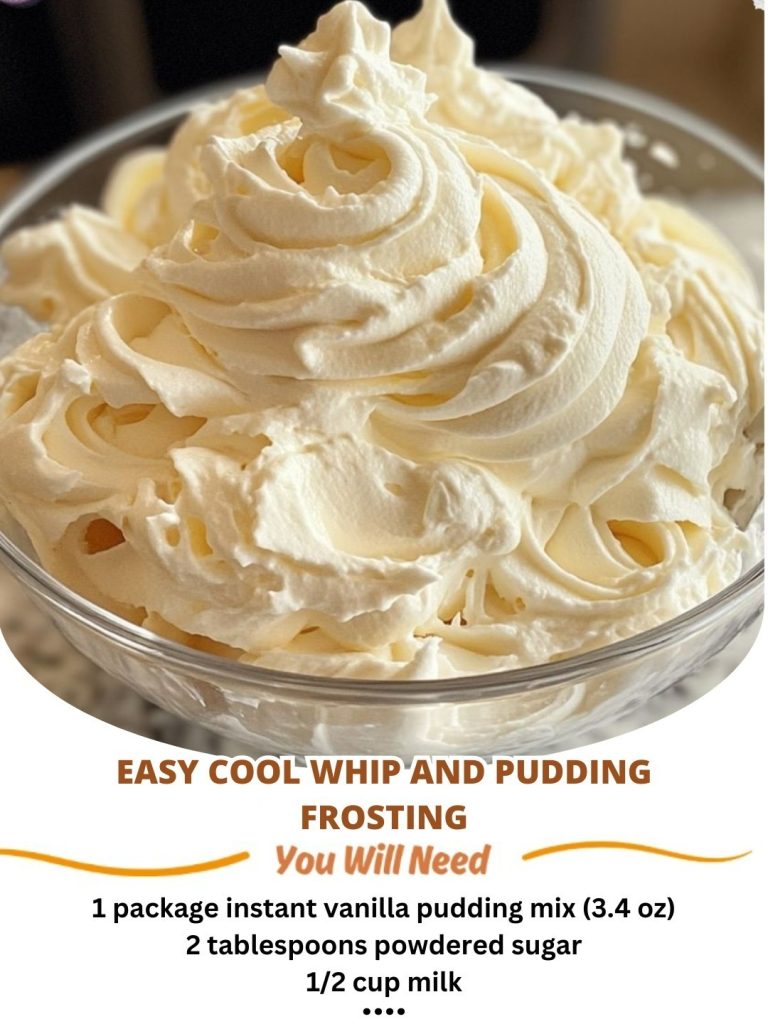 Easy Cool Whip and Pudding Frosting – Tasty Recipes