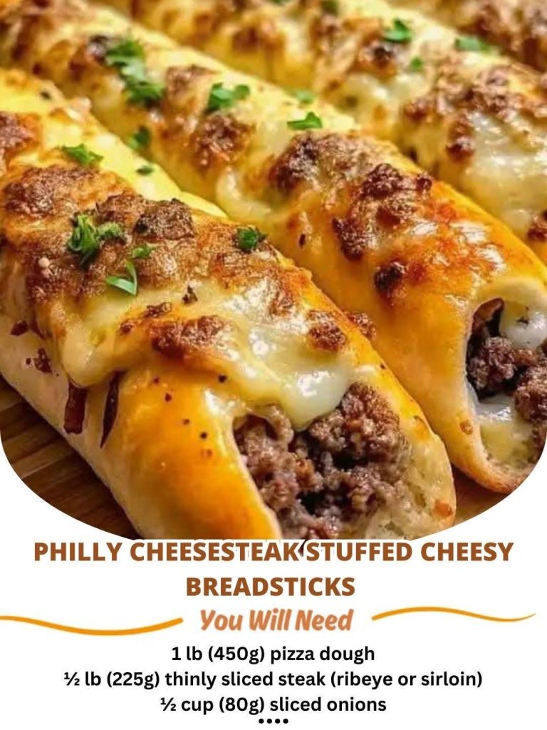 Philly Cheesesteak Stuffed Cheesy Breadsticks – Tasty Recipes